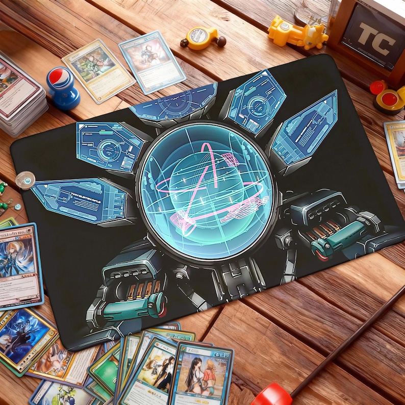 Wing Zero Cockpit Gundam Playmat – Gundam Wing TCG Card Game Deskmat 24 ...