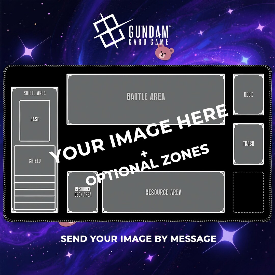 Custom Playmat Gundam Card Game | Custom Gundam Playmat 24"x14" Inches ...