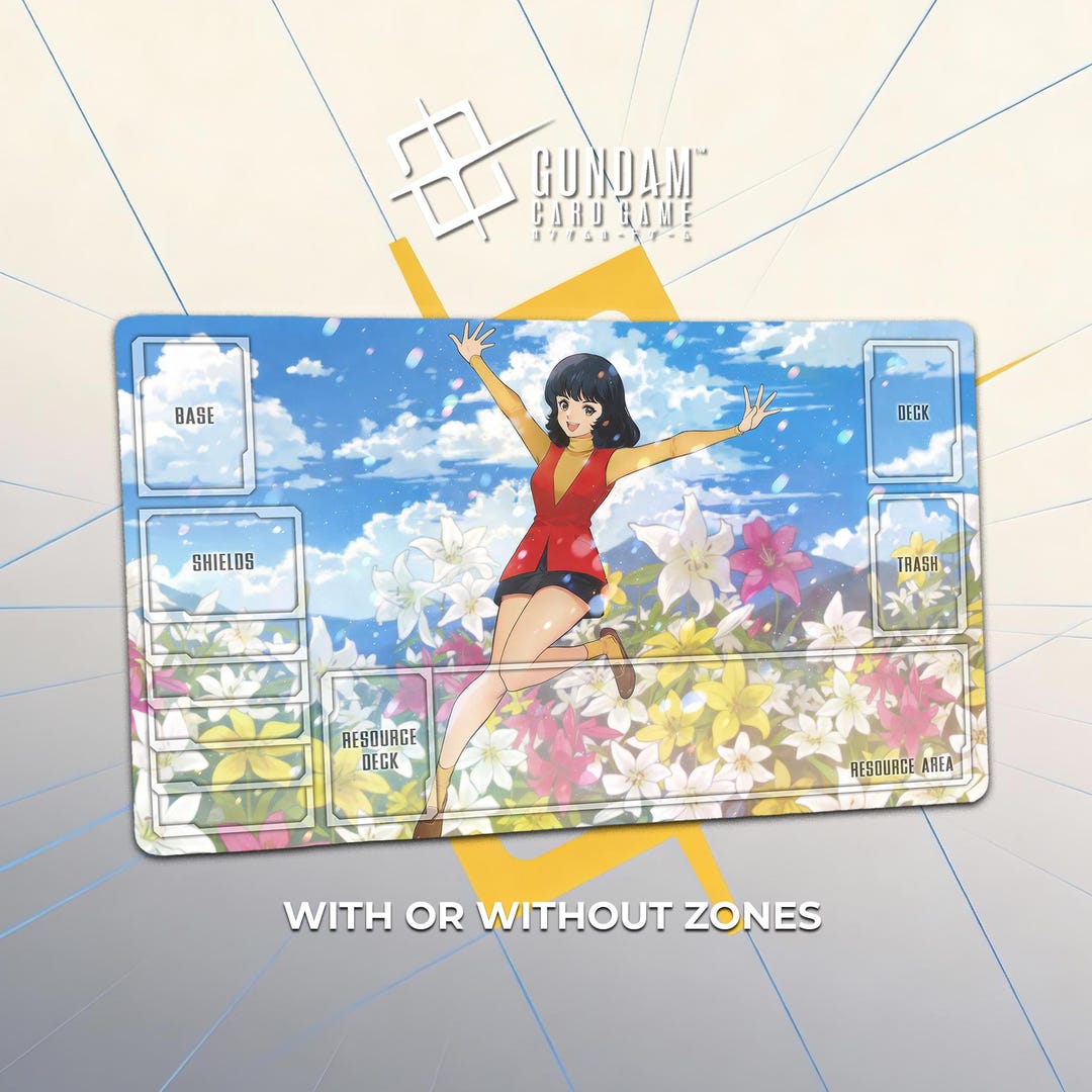 Gundam Playmat – Overflowing Affection Fa Yuiry - TCG Gundam Card Game ...