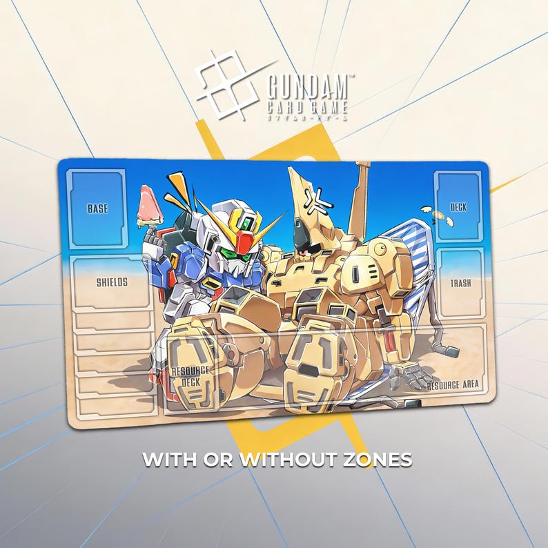 Zeta X the O Gundam Playmat – Summer Break - TCG Gundam Card Game ...