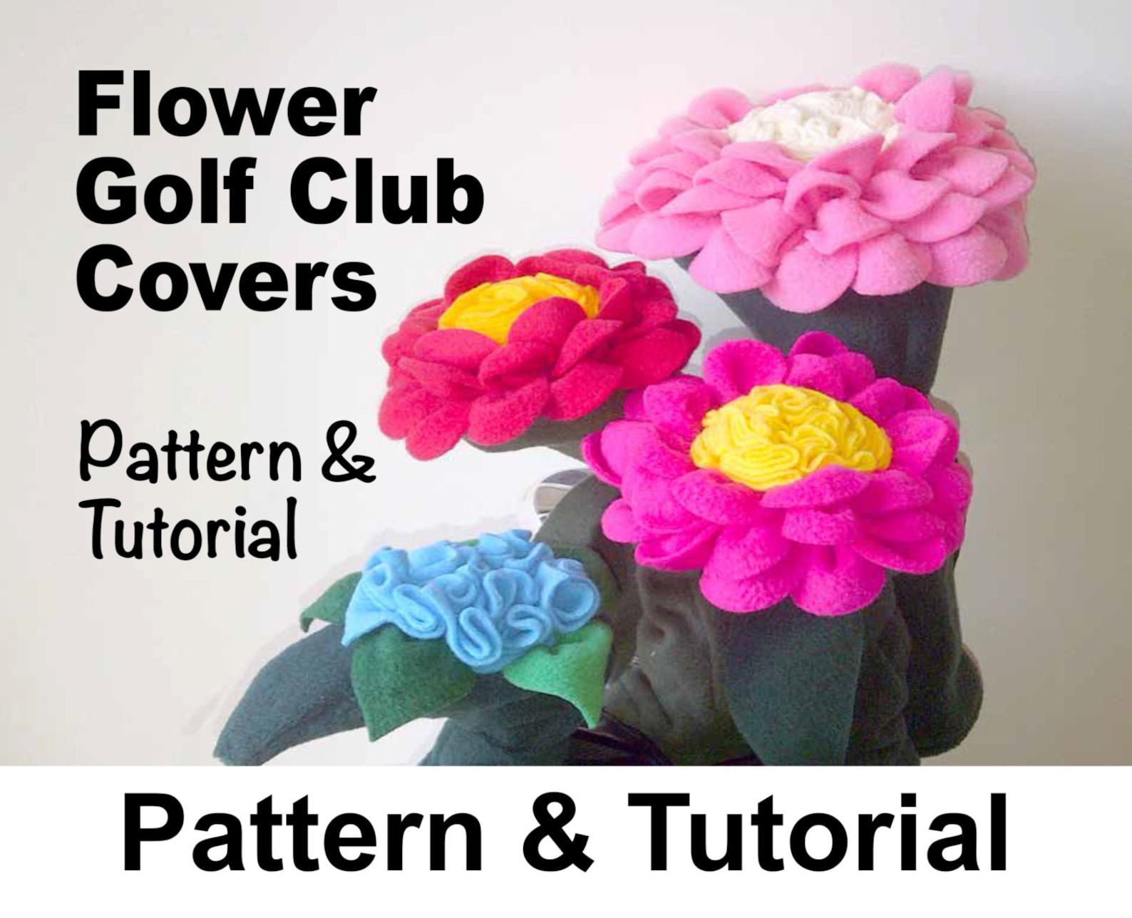 Golf Club Head Covers Flower Sewing Pattern DIY .pdf - Etsy