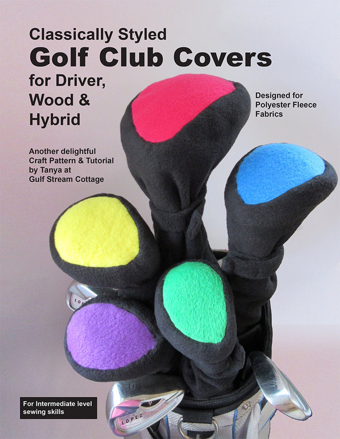 Golf Club Head Covers Sewing Pattern, Classic Styling .pdf, DIY - Etsy