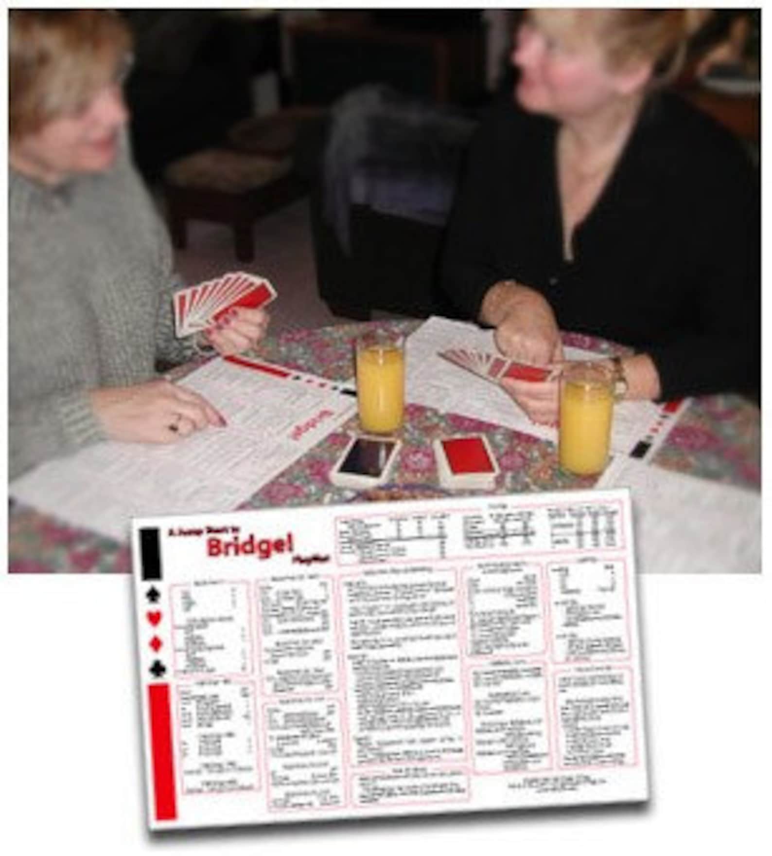 Bridge Card Game Play Instructions - .PDF to Print at Home - Etsy