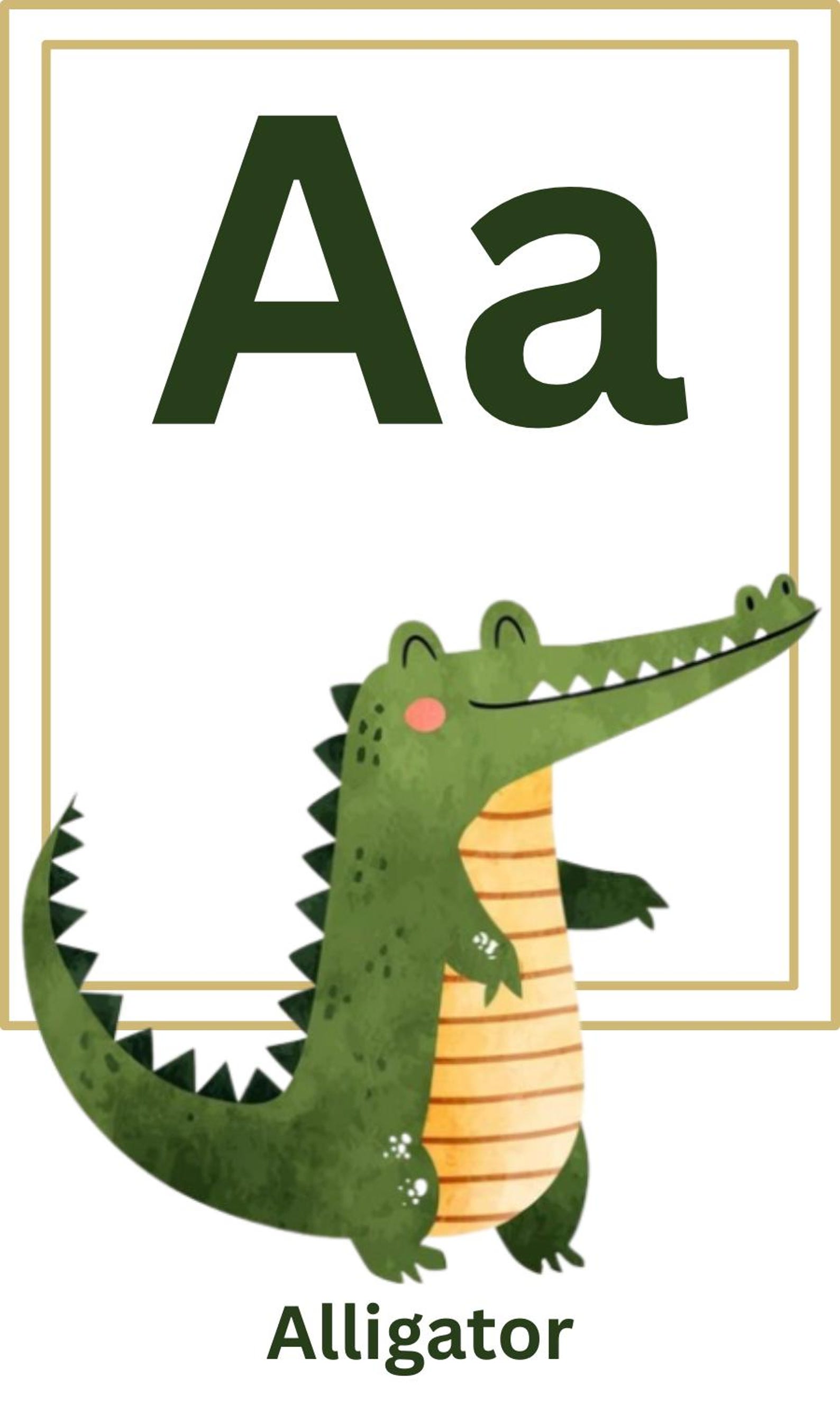 ABC Animal Flash Cards: Printable Learning Cards for Toddlers (PDF) - Etsy