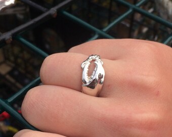 Gold Lobster Ring - Etsy