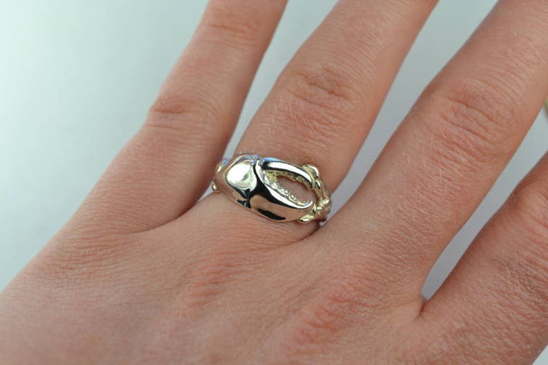 Maine Lobster Ring in Gold or Silver - Etsy