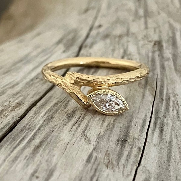 Branch Engagement Ring - Etsy