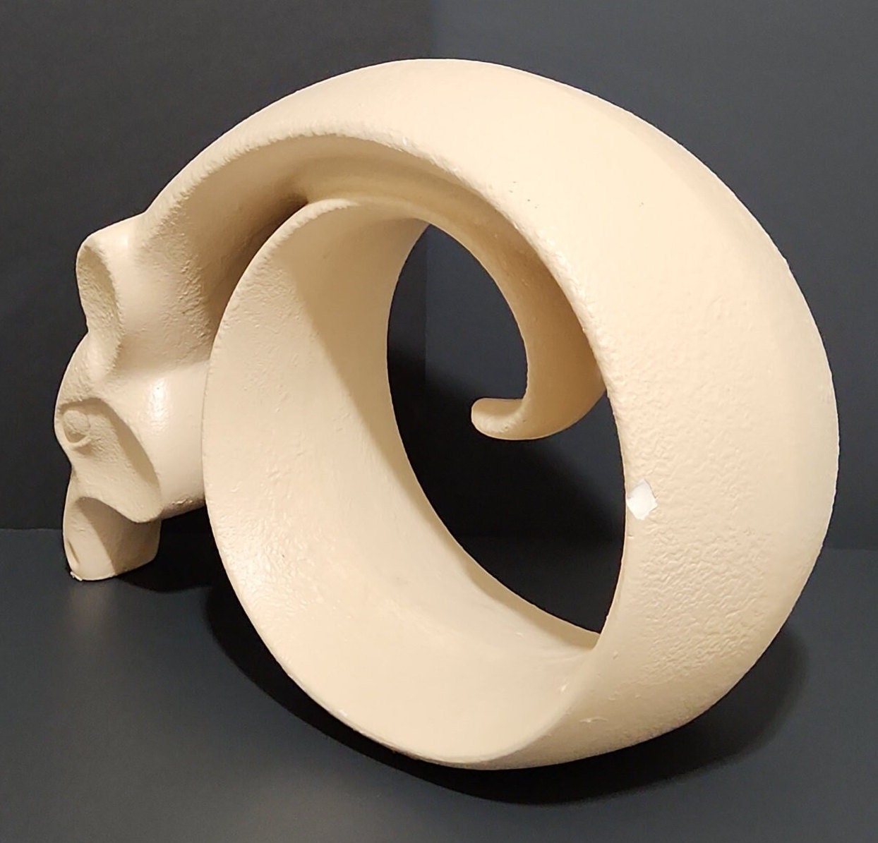 HTF Royal Haeger Abstract Ram Gazelle Deer Textured Sculpture Nice 13 ...