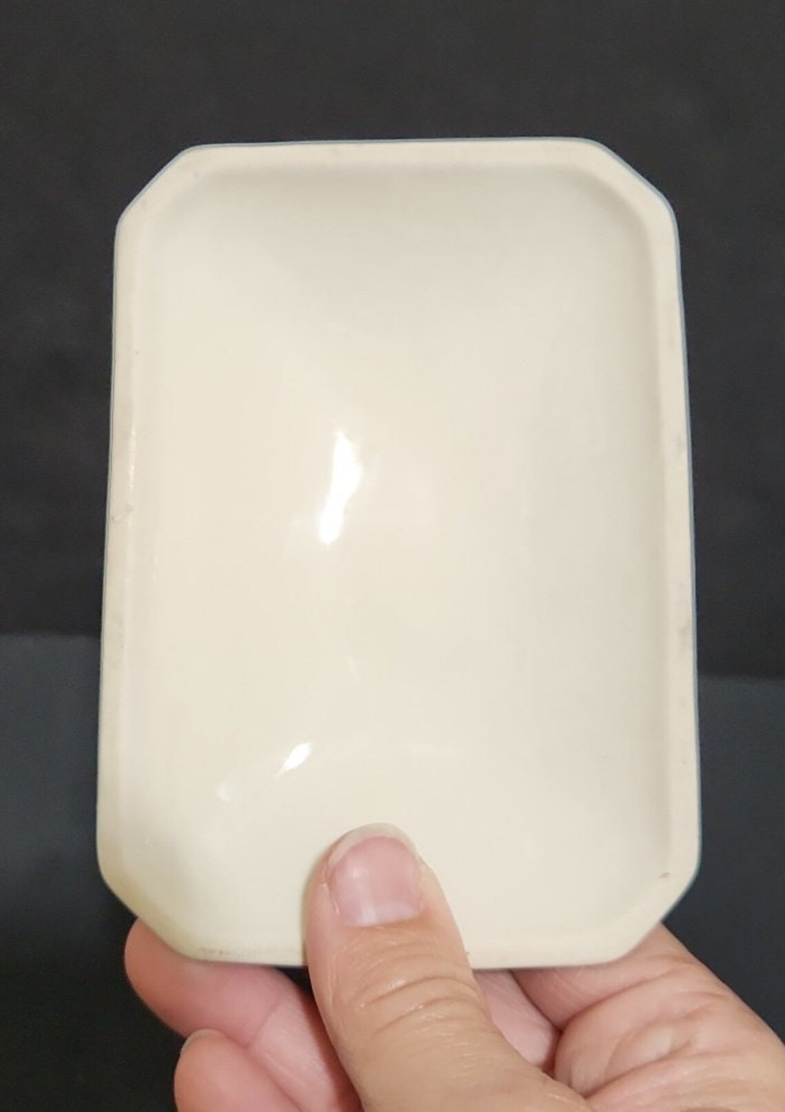 Mackenzie Childs 1983 Country Scene Checkerboard Trinket Soap Box RARE ...