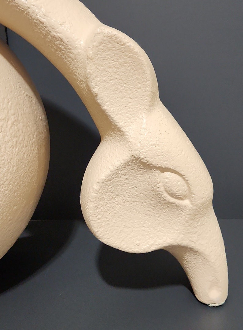 HTF Royal Haeger Abstract Ram Gazelle Deer Textured Sculpture Nice 13 ...