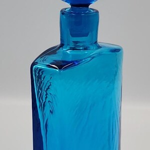 Rare Blenko Glass 6523 Blue Decanter 10 1/2" T - Etsy