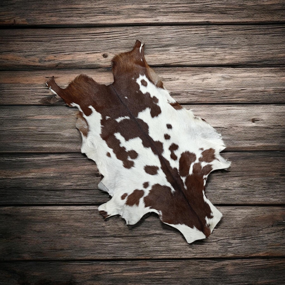 100% Real Leather Hide With Original Hair, Hair on Leather Floor Carpet ...