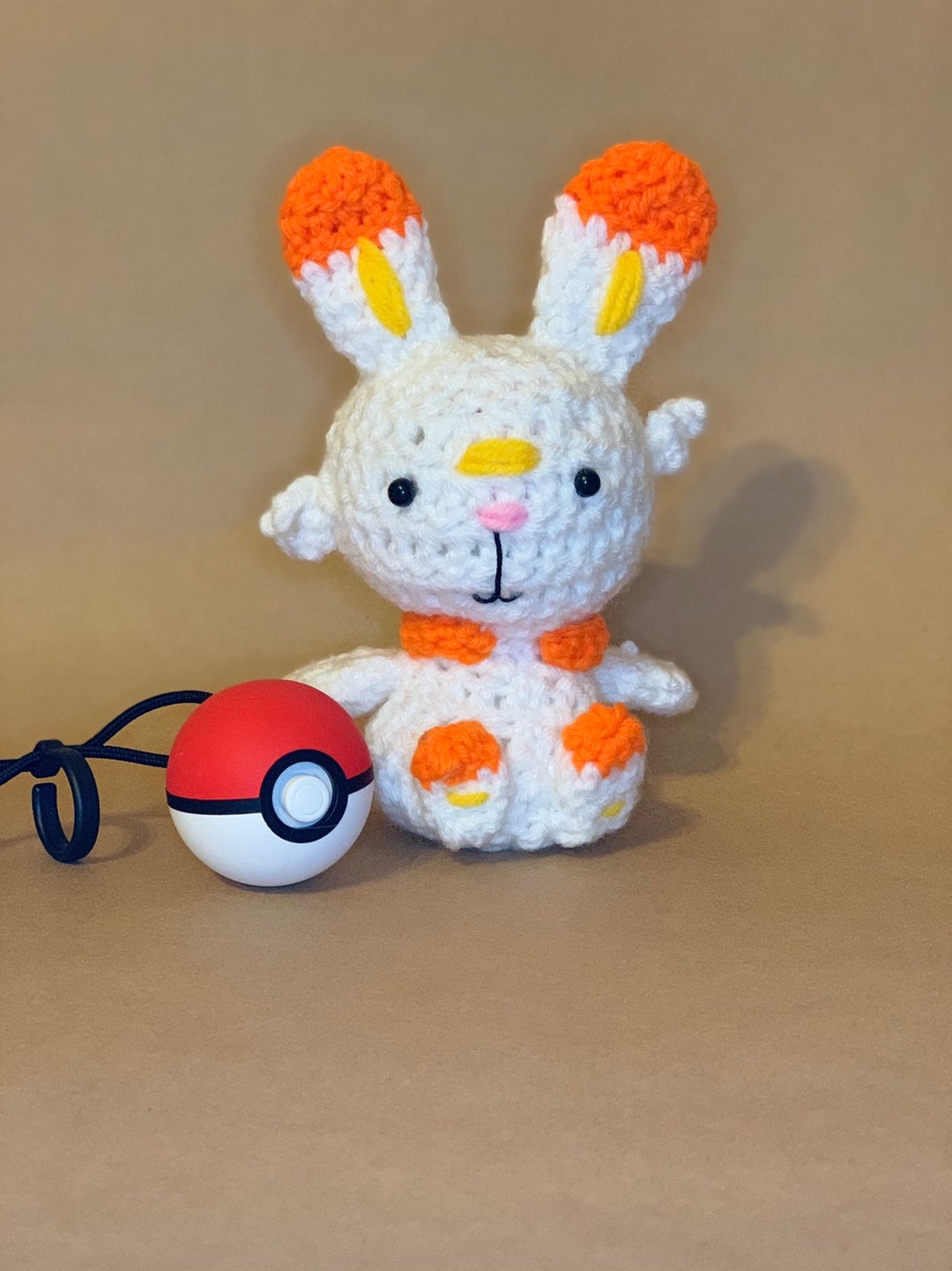 Pokemon Starter Scorbunny Crochet Amigurumi - Etsy