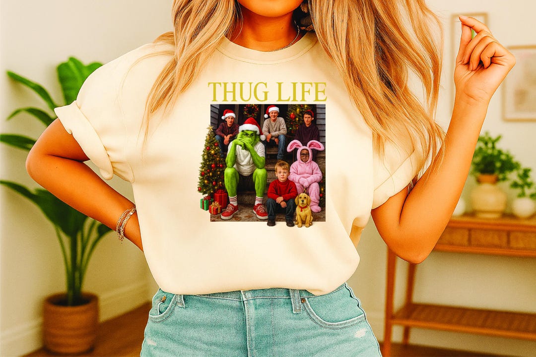 Thug Life Christmas, Thug Life Christmas Shirt, Thug Life Christmas ...