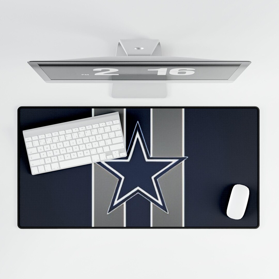 Dallas Cowboys Desk Mat | NFL Office Decor | Gaming Mouse Pad ...