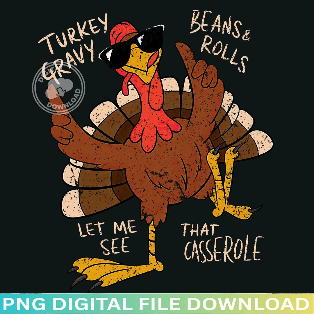 Turkey Moo PNG, Funny Thanksgiving Animal Design, Cute Farm Digital ...