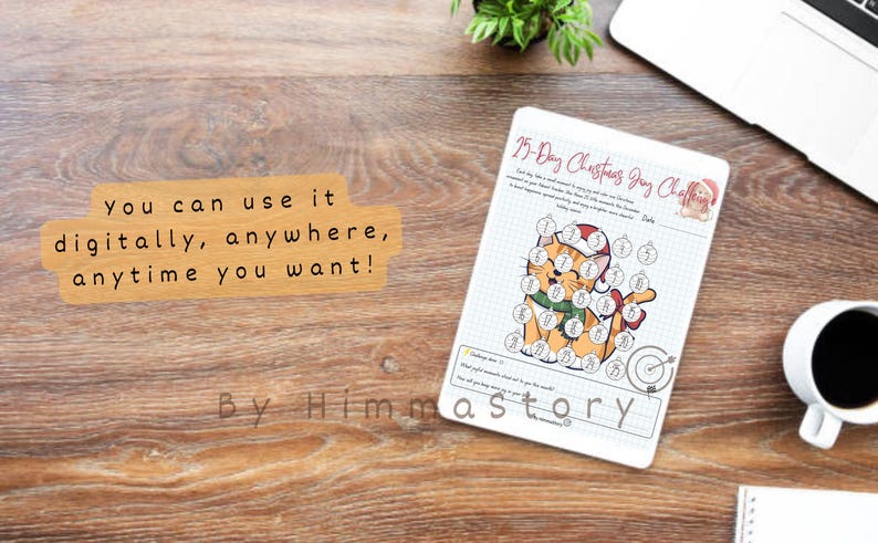 25-day Christmas Joy Challenge | Printable Advent Tracker to Boost ...