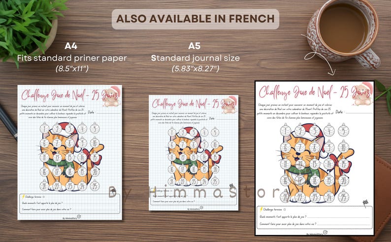 25-day Christmas Joy Challenge | Printable Advent Tracker to Boost ...