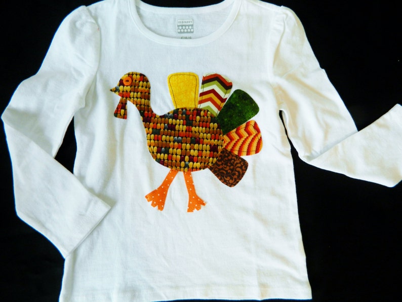 Boy or Girl Funky Thanksgiving Turkey Knit Shirt With Rust - Etsy