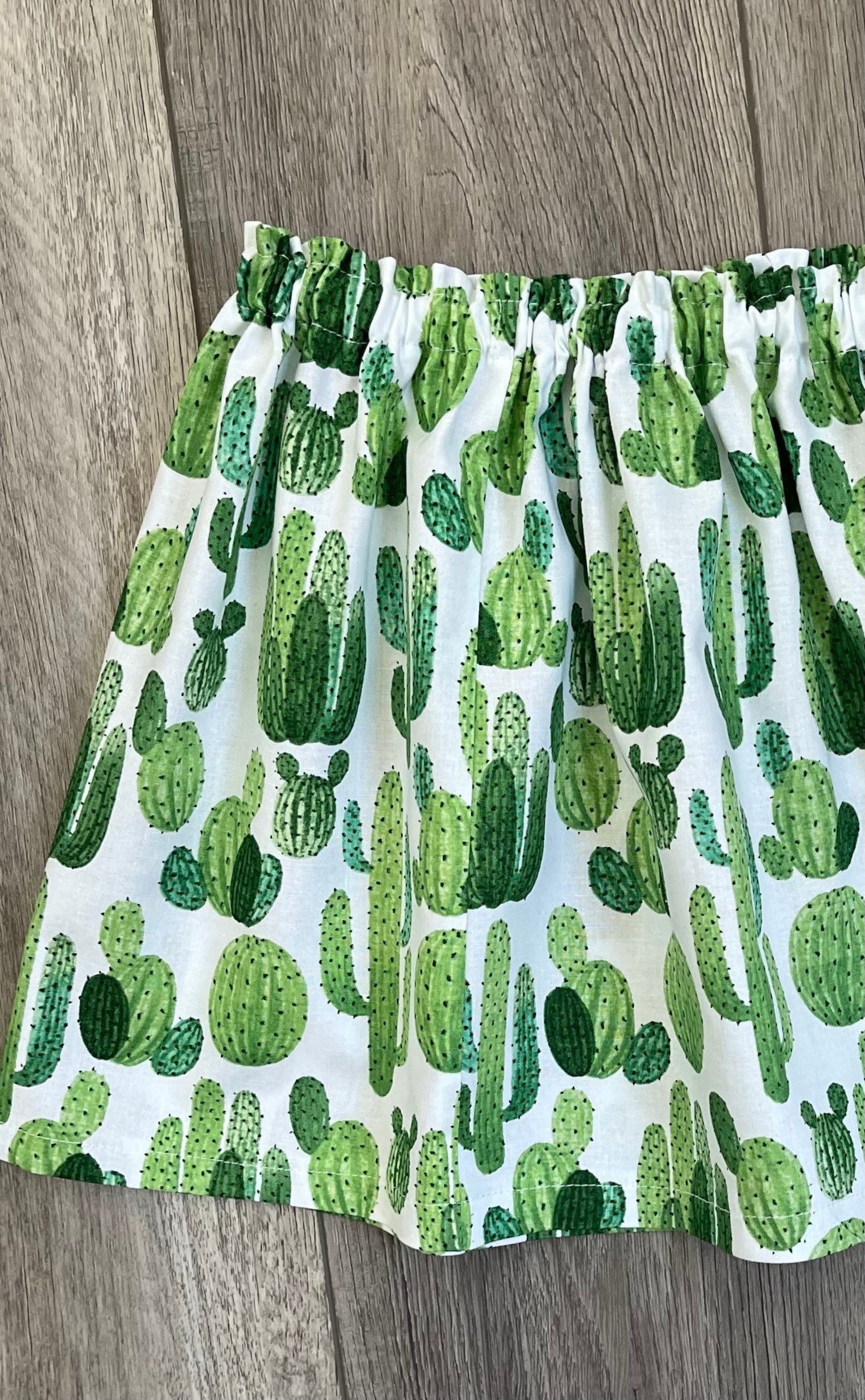 Cactus Outfit, Girl, Toddler, Tween Baby Cactus SKIRT, SHIRT Green ...