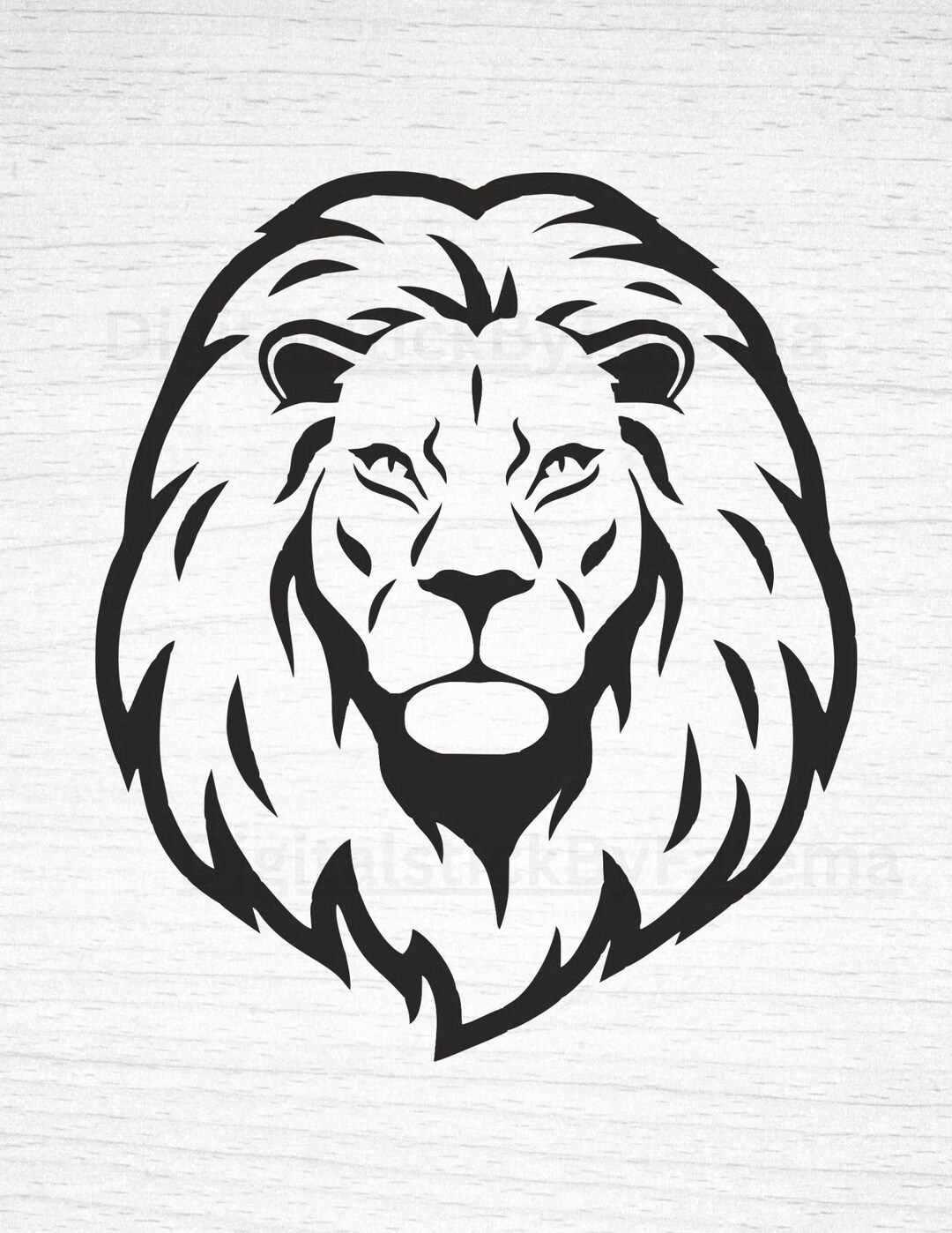 Lion Head SVG PNG JPG: Wild Animal Clipart (digital Download) - Etsy