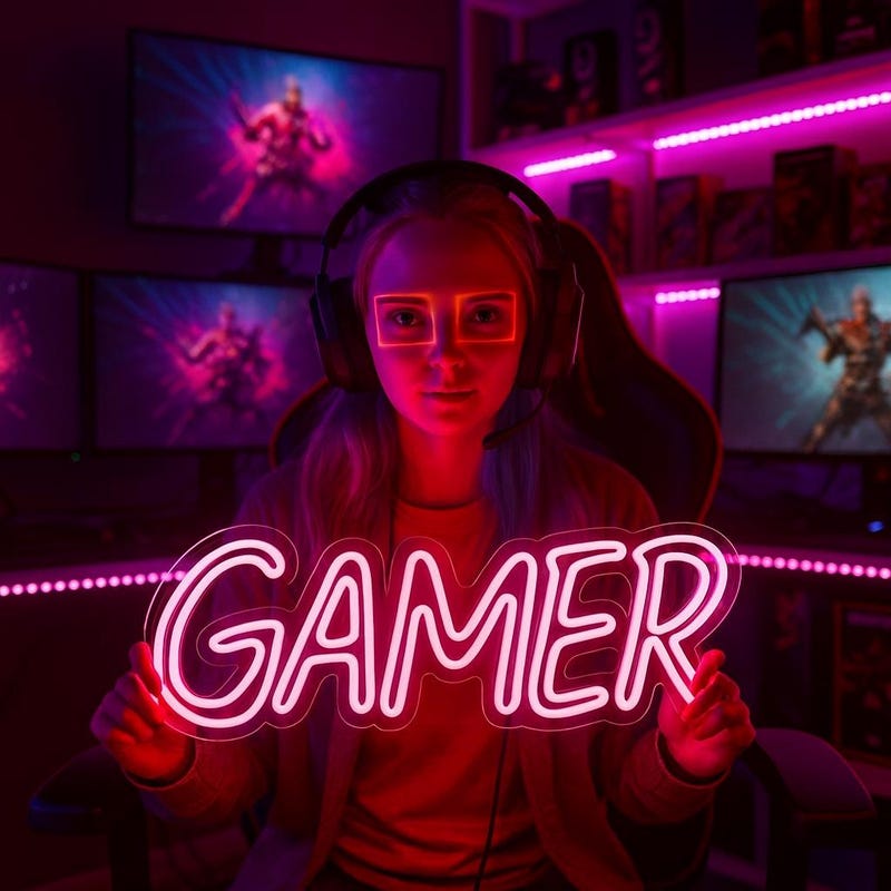 Gamer Led Sign - Etsy