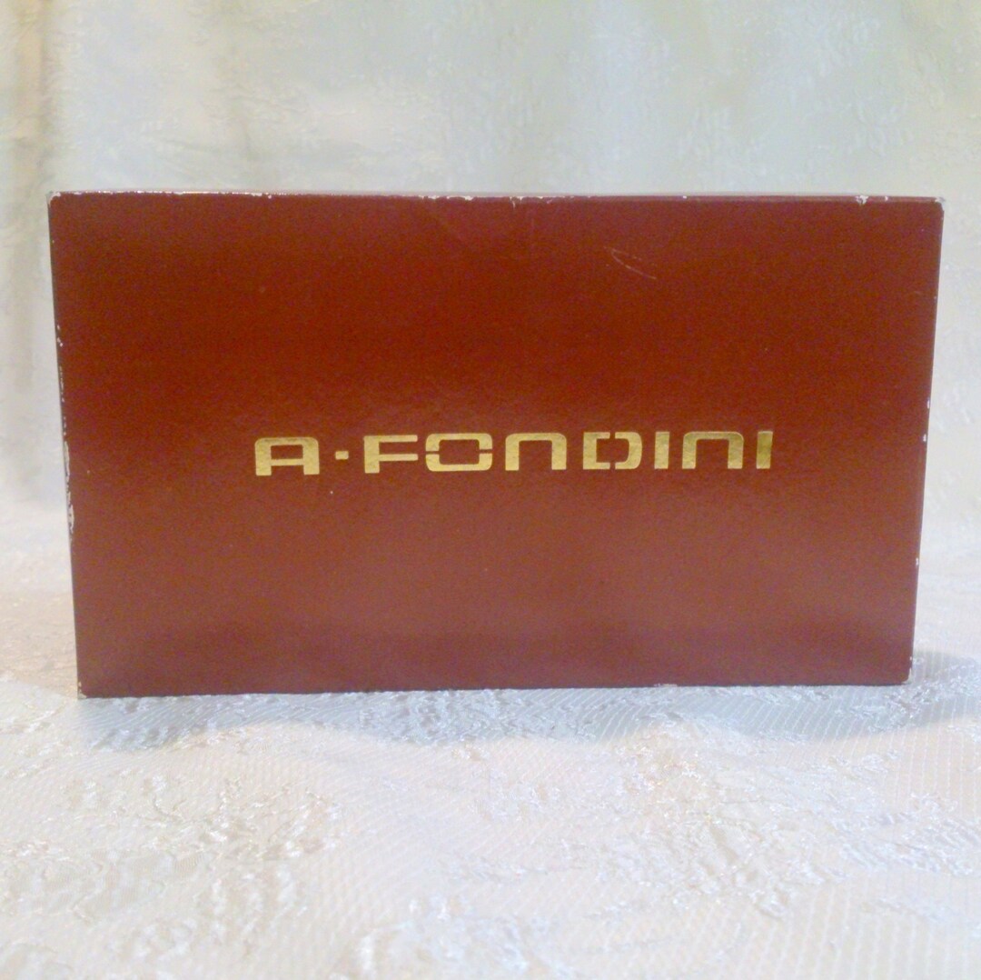 A. Fondini Black Faux Leather Clutch Wallet - Etsy