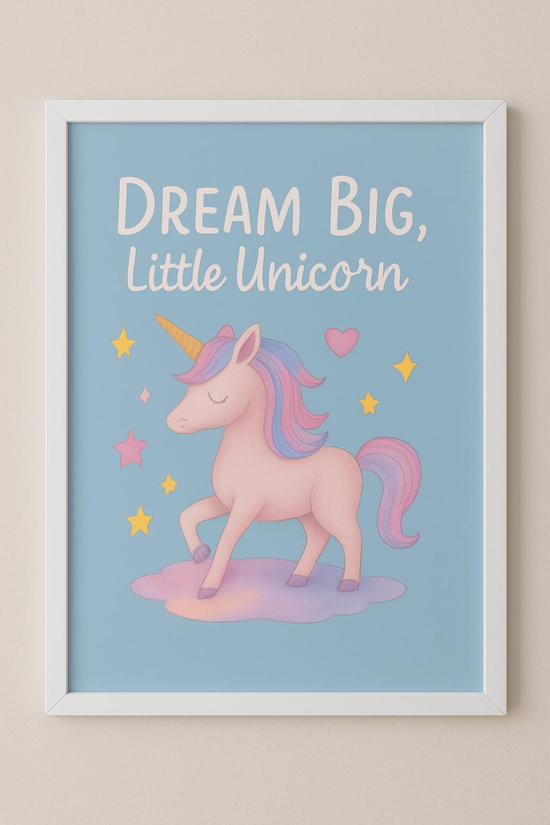 Unicorn Printable | Kids Décor (digital Download) - Etsy