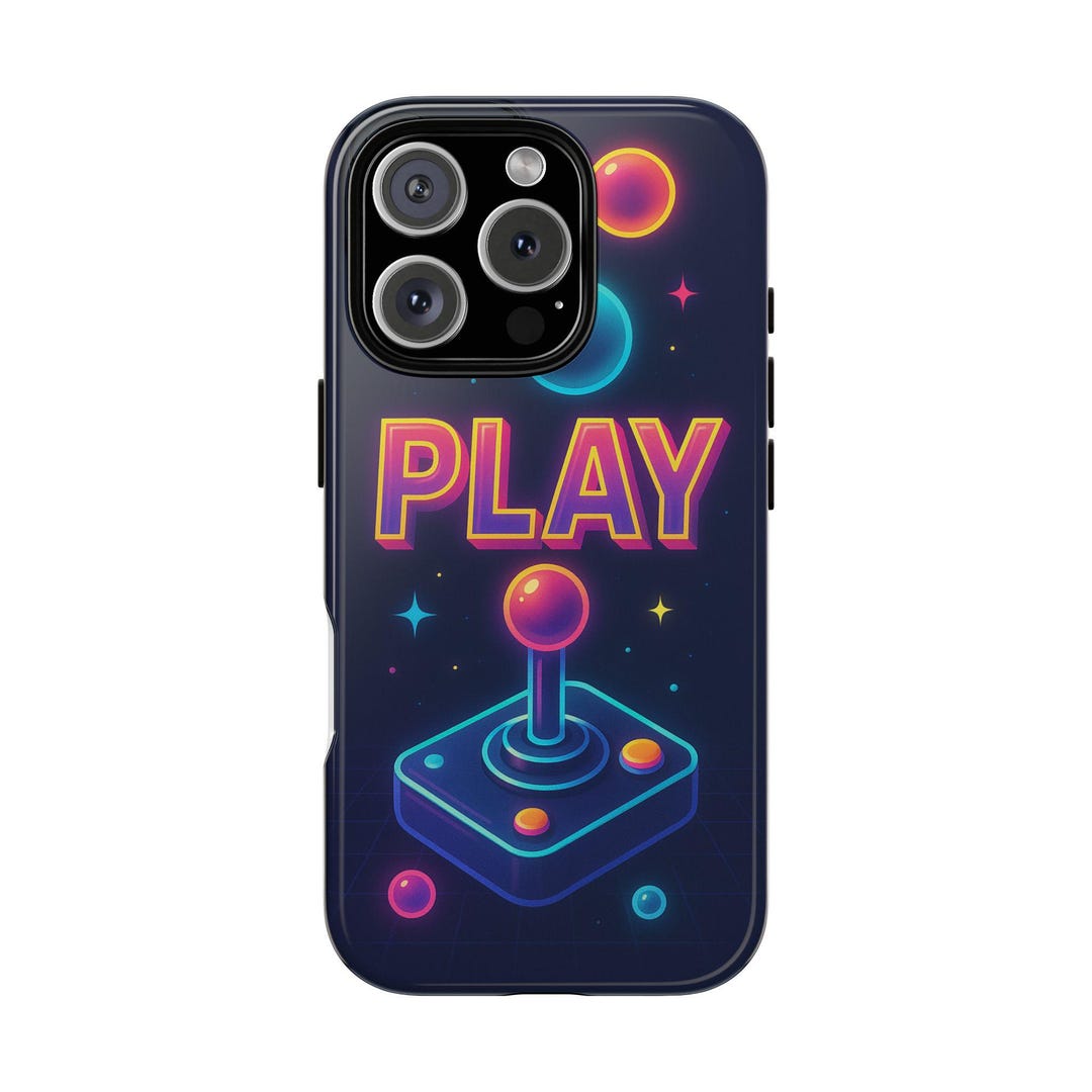 Retro Gaming Phone Case – Playful Design, Dual Layer Protection - Etsy