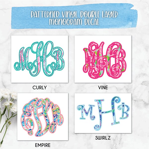 Layered Vinyl Decal - Etsy