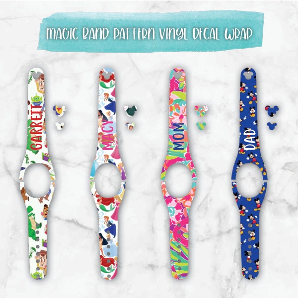 Magic Band Plus Skins - Etsy