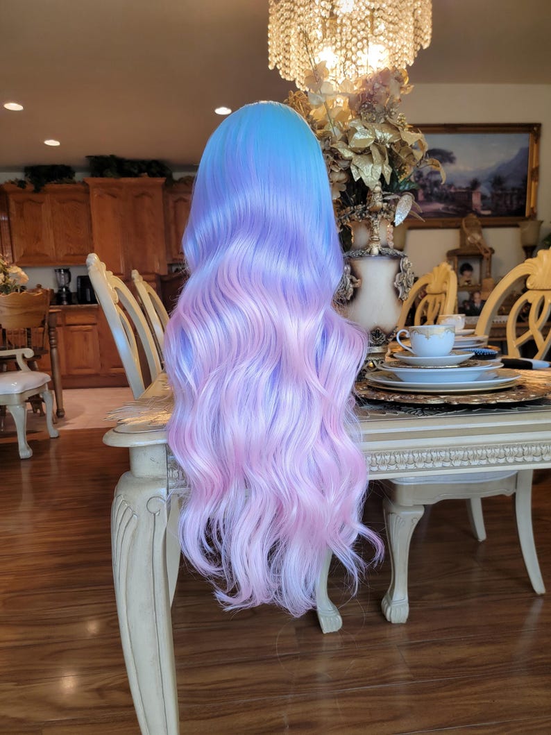 Rainbow Beautiful Lace Front Wig!! - Etsy