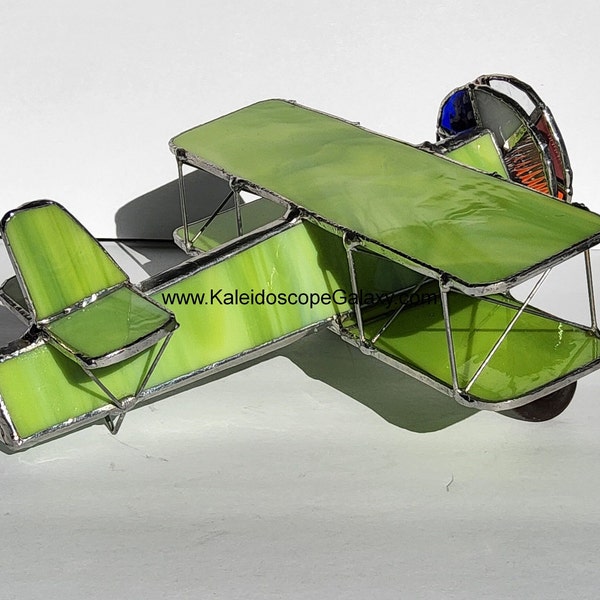 Stained Glass Airplane Kaleidoscope - Etsy