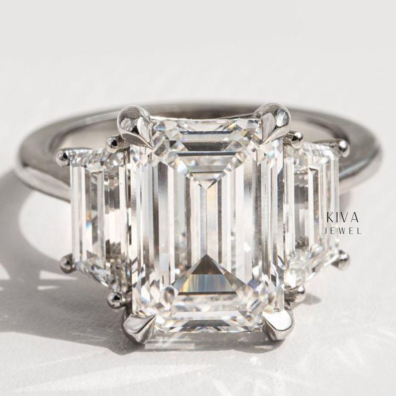 Emerald Pave Set Ring - Etsy