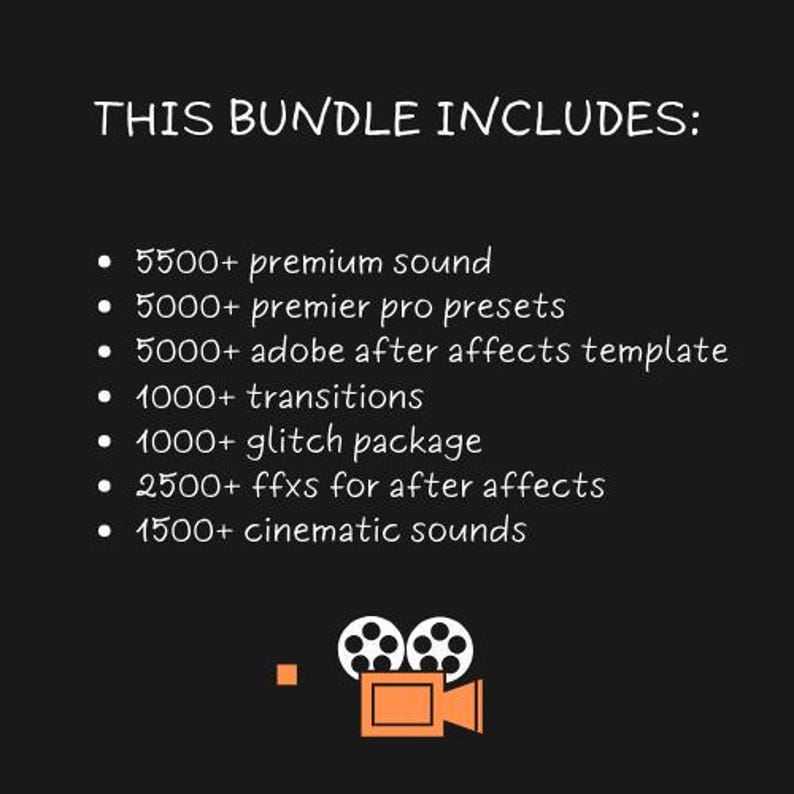 Ultimate Video Editing Bundle | Premium Sounds, Premiere Pro Presets ...
