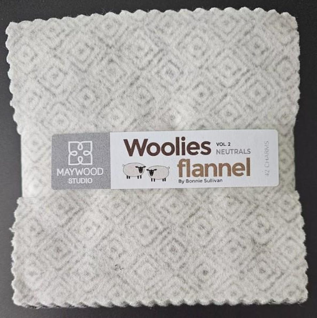 Charm Pack Woolies Flannel Vol. 2 Neutrals, 42 Pc/bundle CP-M517.95 ...