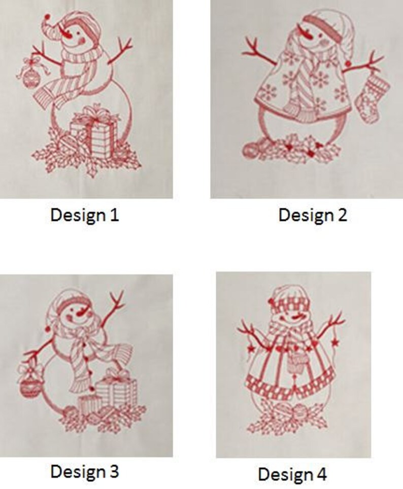 Redwork Snowman Framed Art Folk Art Snowman Rustic Redwork | Etsy