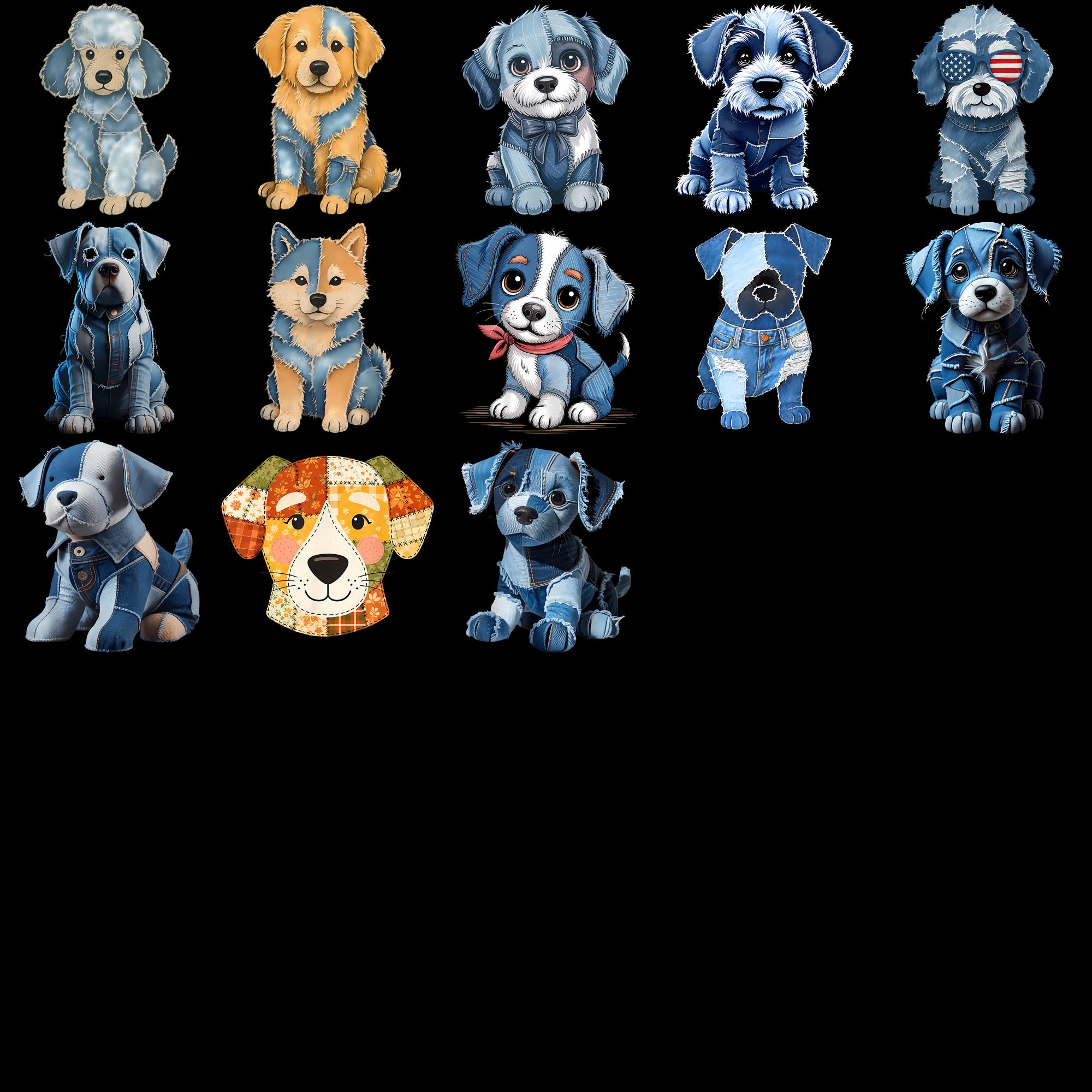 Patch Patchwork Dog PNG – Funny Quilted Puppy Clipart, Cute Patchwork ...