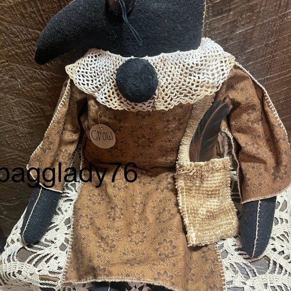 Crow Doll - Etsy