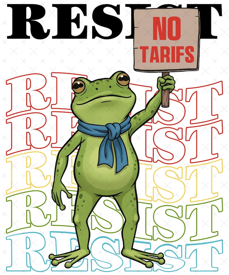 Portland Frog Protest Png, Resist PNG, Political Activist Digital ...