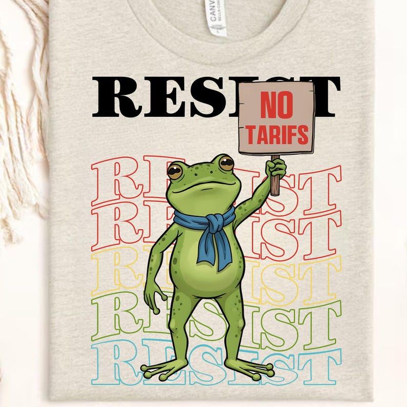 Portland Frog Protest Png, Resist PNG, Political Activist Digital ...