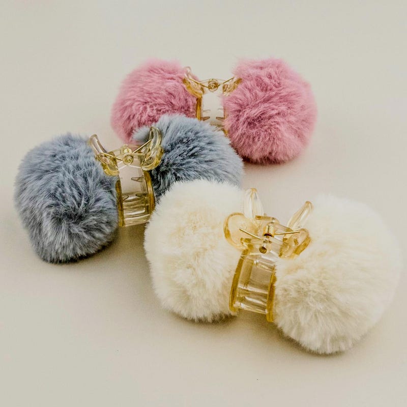 Fur Hair Bobbles - Etsy UK