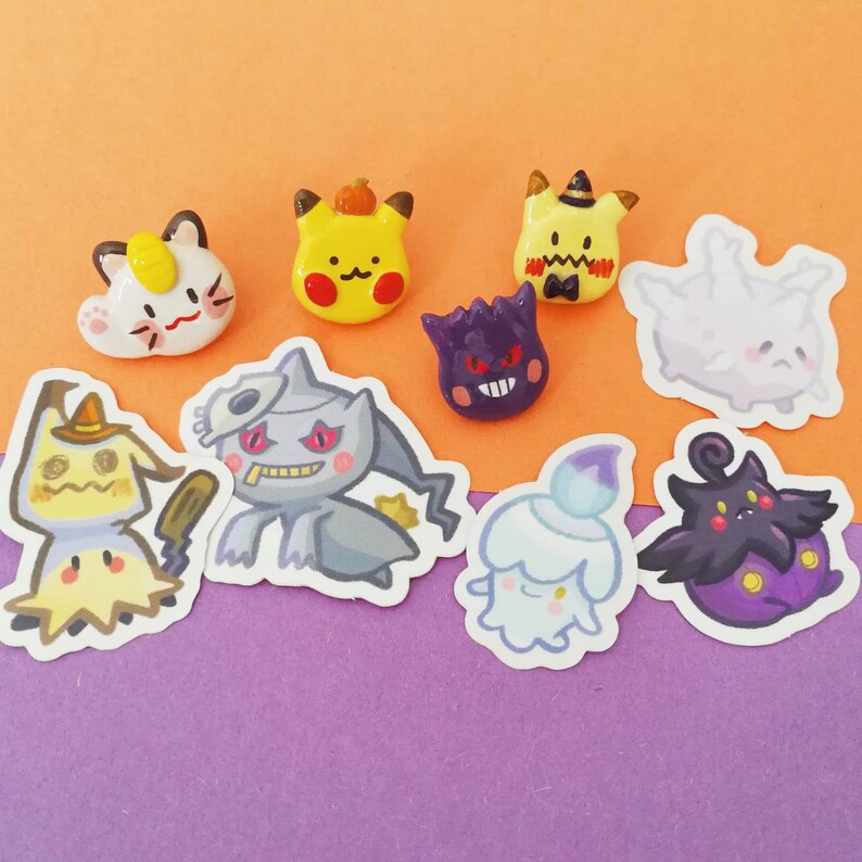 Spooky Ghost Type Pokemon Vinyl Sticker - Etsy Ireland