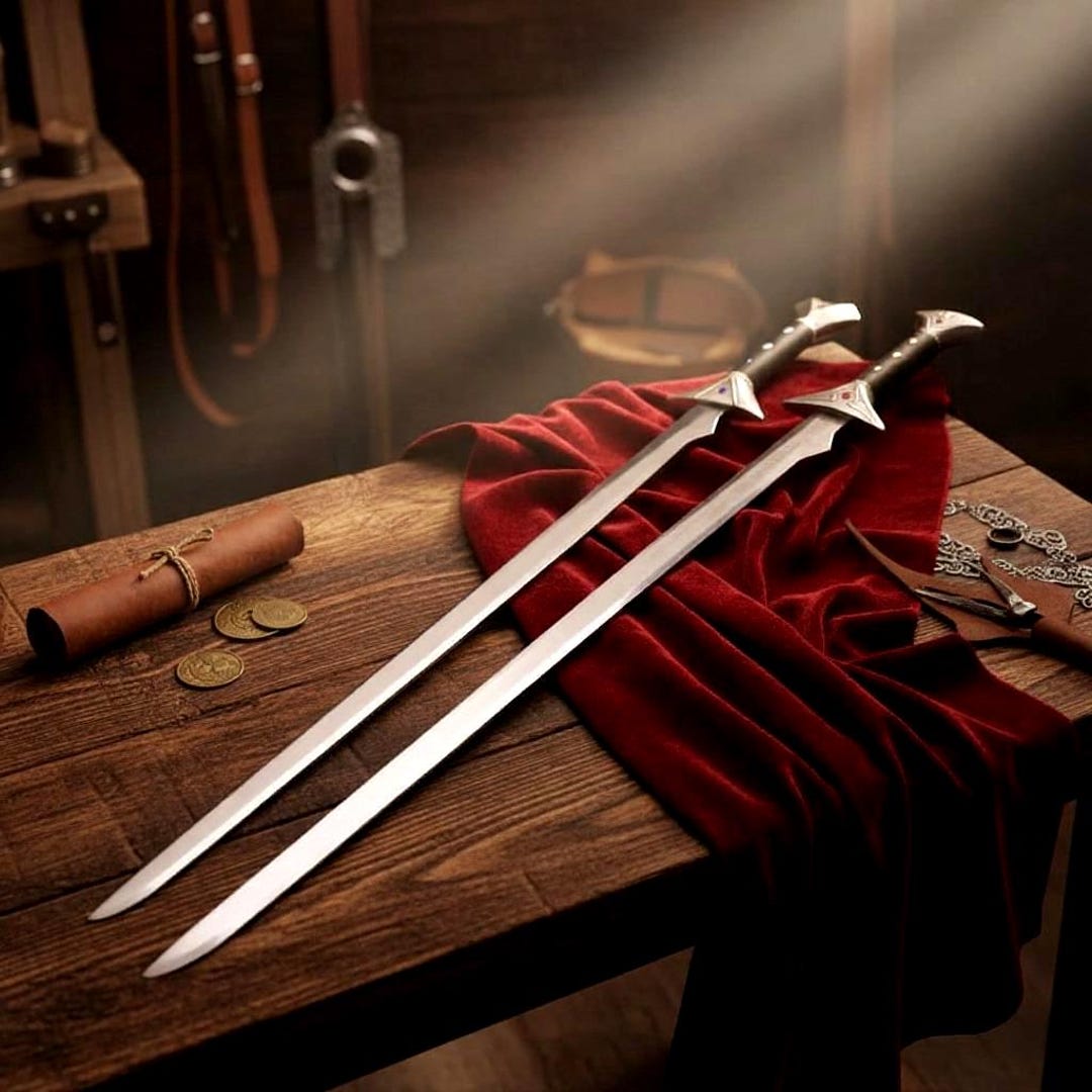 Drizzt Do’urden Scimitar Sword Set – Twinkle & Icingdeath Replica - Etsy