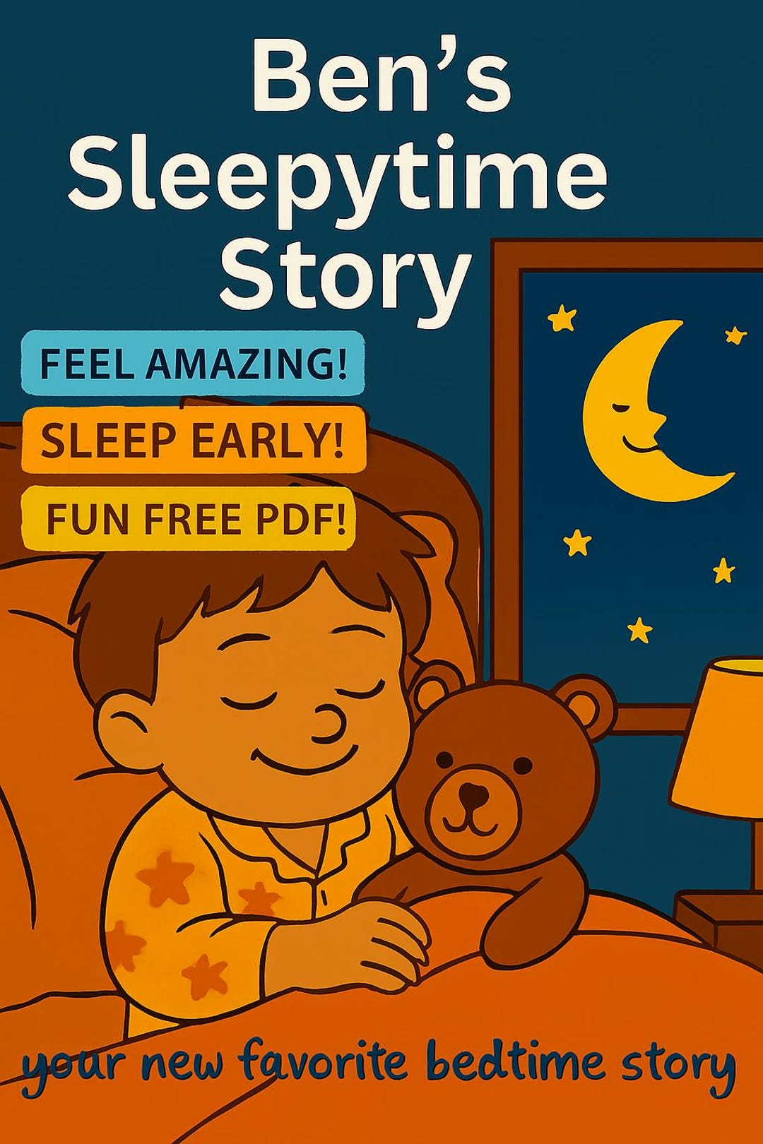 Ben's Sleepytime Story: Bedtime Book for Kids - Etsy