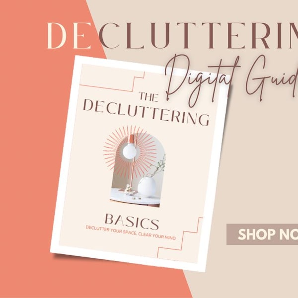 Simple Decluttering Guide - Etsy