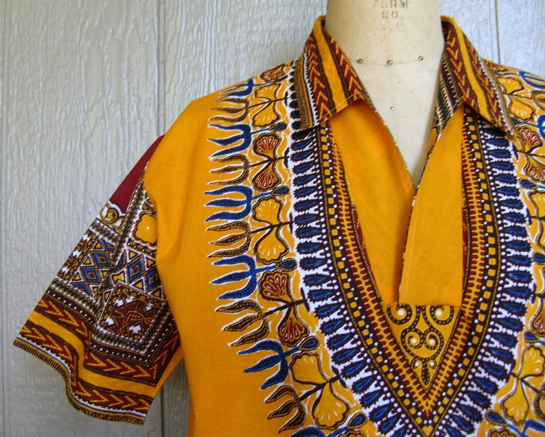 Vintage ANGELINA PRINT DASHIKI - Etsy