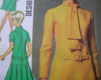 1960s Butterick #5180 FACTORY FOLDED Vintage Sewing Pattern Misses ...