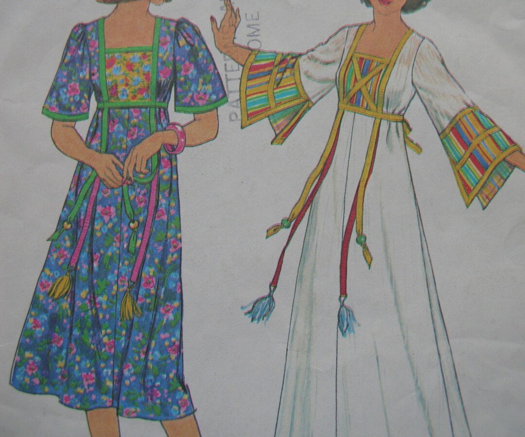 1970s Simplicity 7975 Vintage Sewing Pattern, RARE, Boho Hippie, CAFTAN ...