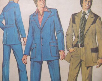 1970s Suit Pattern | Etsy